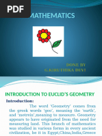 Module 1. Classical Euclidian Geometry | PDF | Line (Geometry) | Euclidean Geometry