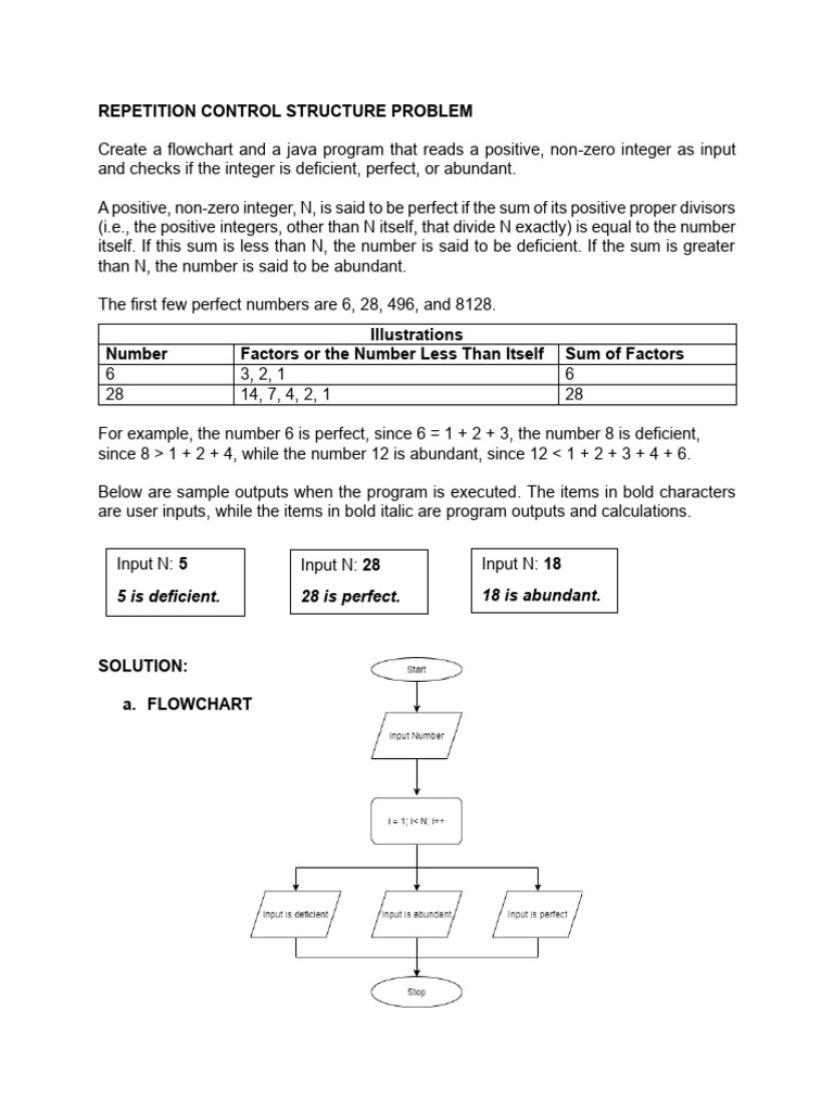 Comprog Repetition Control Structure Problem Part 1 | PDF