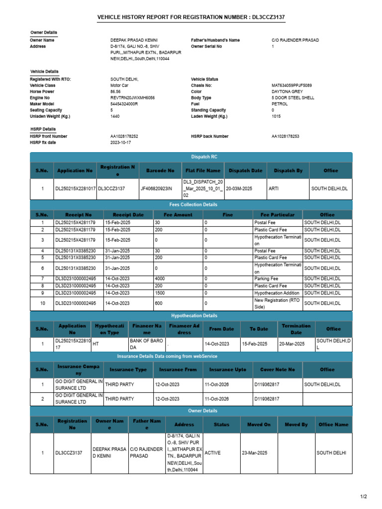 Vahan - Parivahan.gov - in Vahanservice Vahan Ui Eapplication ...