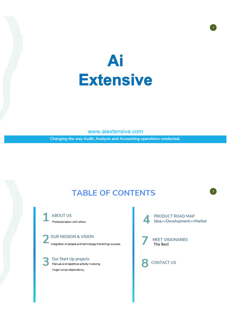 Pitch - 1062 - Pitch - 695 - RMP AI - Ihub | PDF | Financial Audit ...