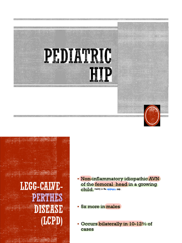 Lecture 9 (Pediatrics Hip) | PDF | Diseases And Disorders ...