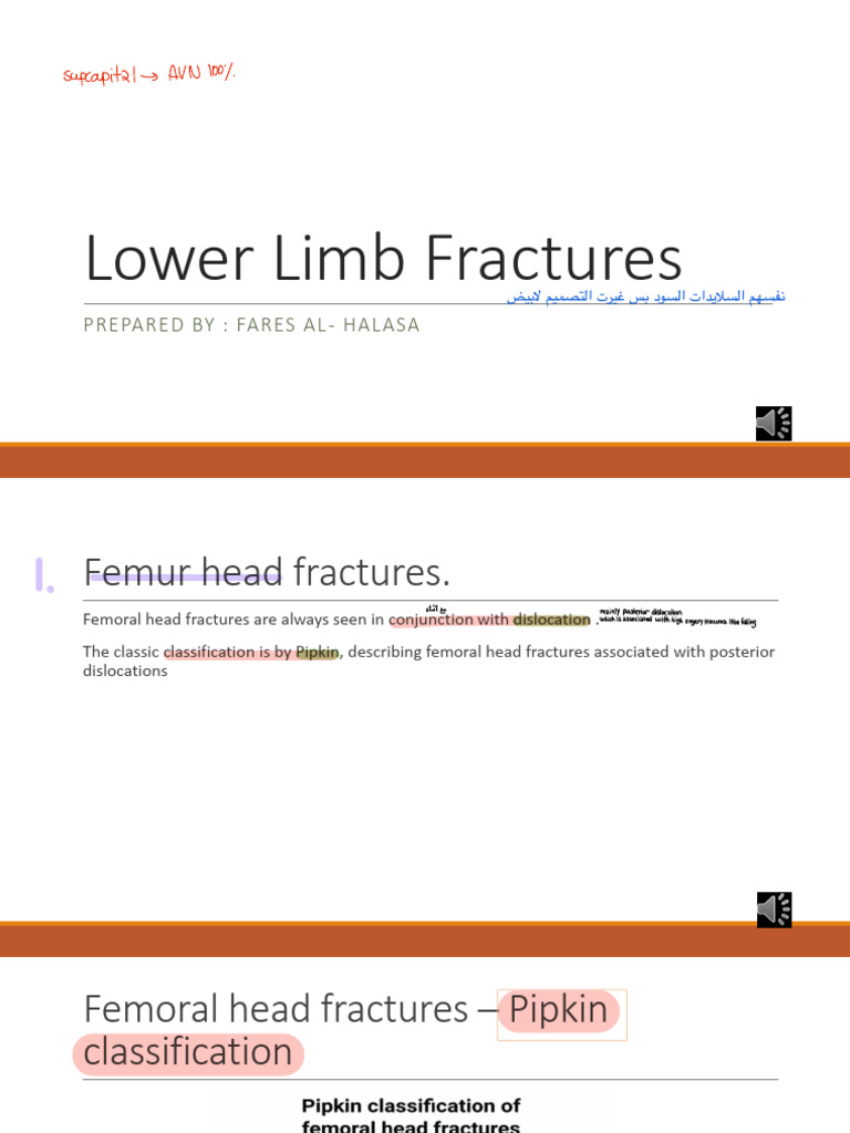 Lecture 1-2 (Lower Fractures) | PDF | Ankle | Knee