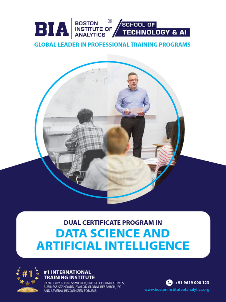 BIA Dual Certificate in Data Science & AI | PDF | Machine Learning ...