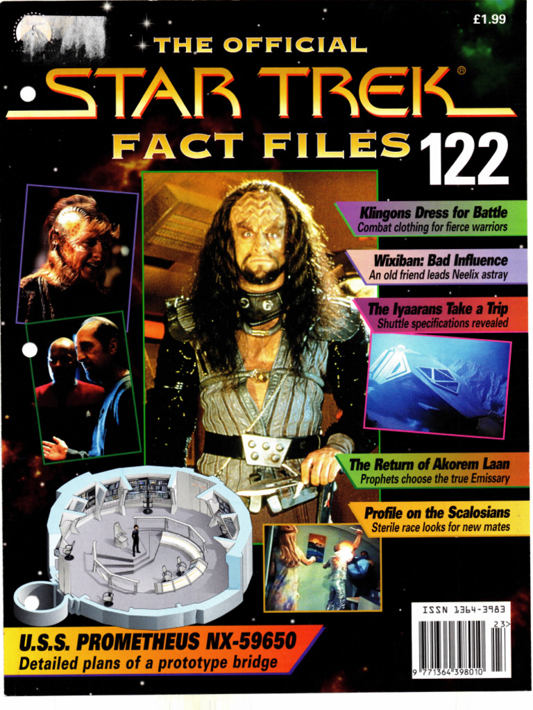 Star Trek Fact Files 122-127 - Text | PDF | Star Trek | Space Westerns