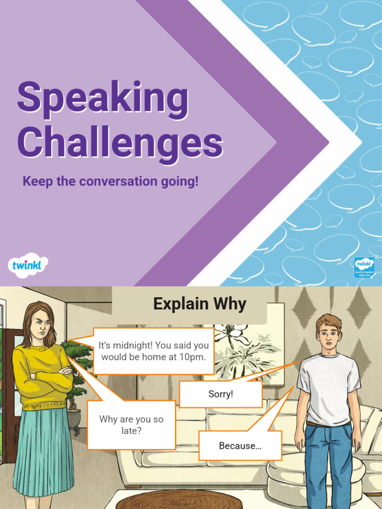 Speaking Challenges - Complete The Dialogue | PDF
