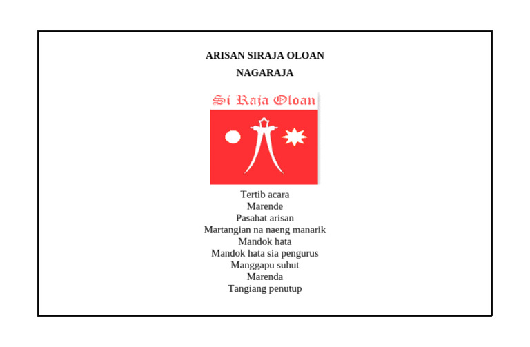 ARISAN SIRAJA OLOAN Cover | PDF