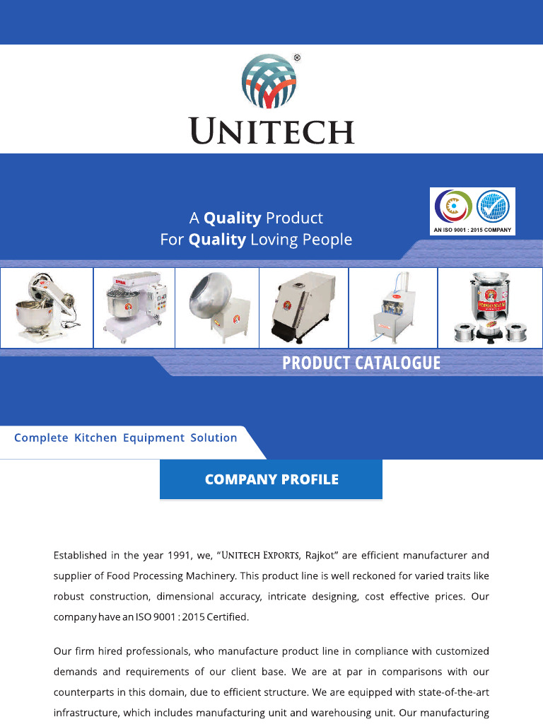 Unitech Brochure 2022-23 | PDF
