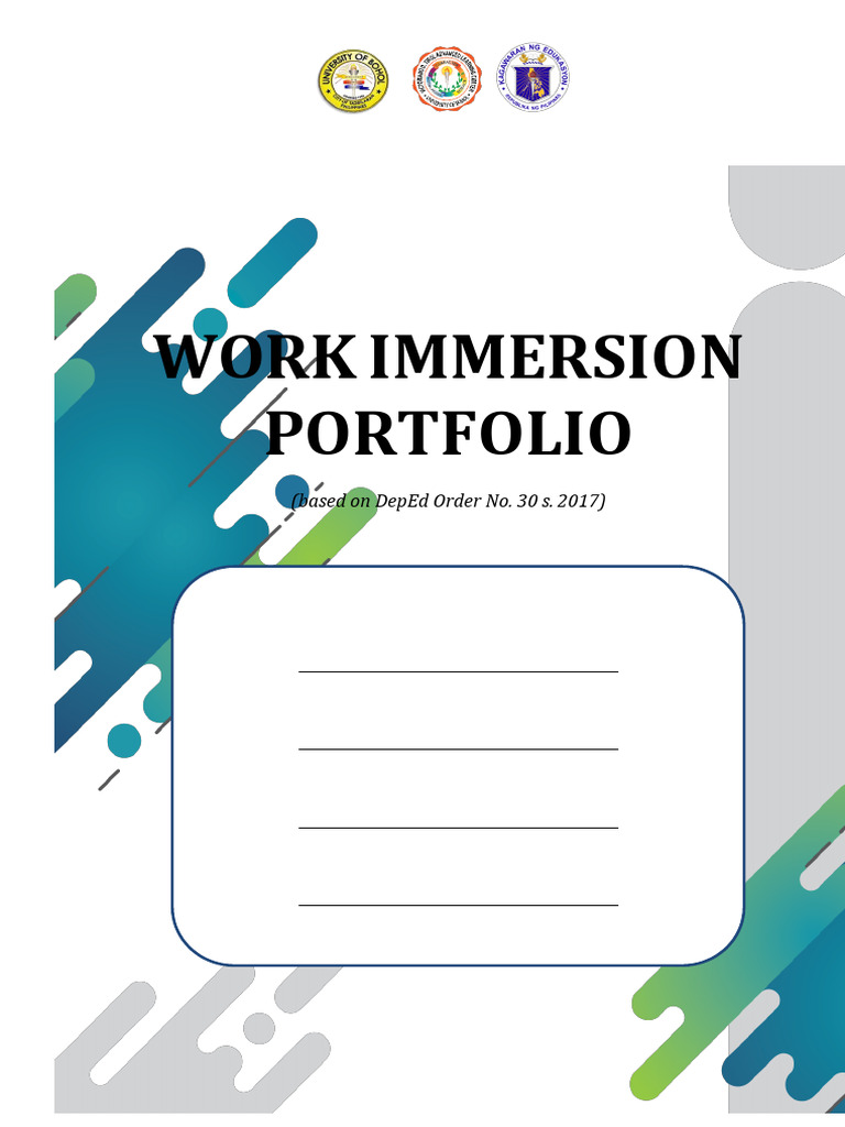 Work Immersion Portfolio | PDF | Job Interview | Leadership