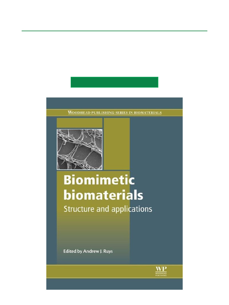 Biomimetic Biomaterials Overview | PDF | Tissue Engineering | Biomaterial