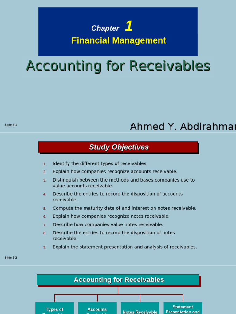 Accounting For Receivables | PDF | Bad Debt | Credit Card