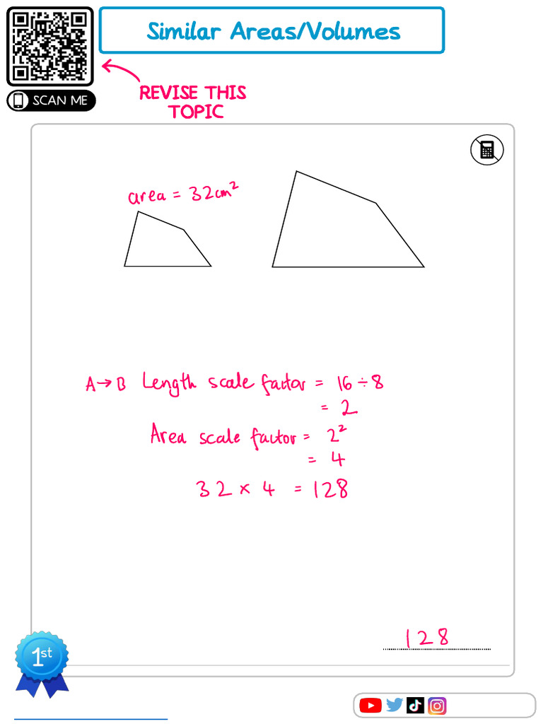 Similarity in Geometric Solids | PDF | Area | Volume