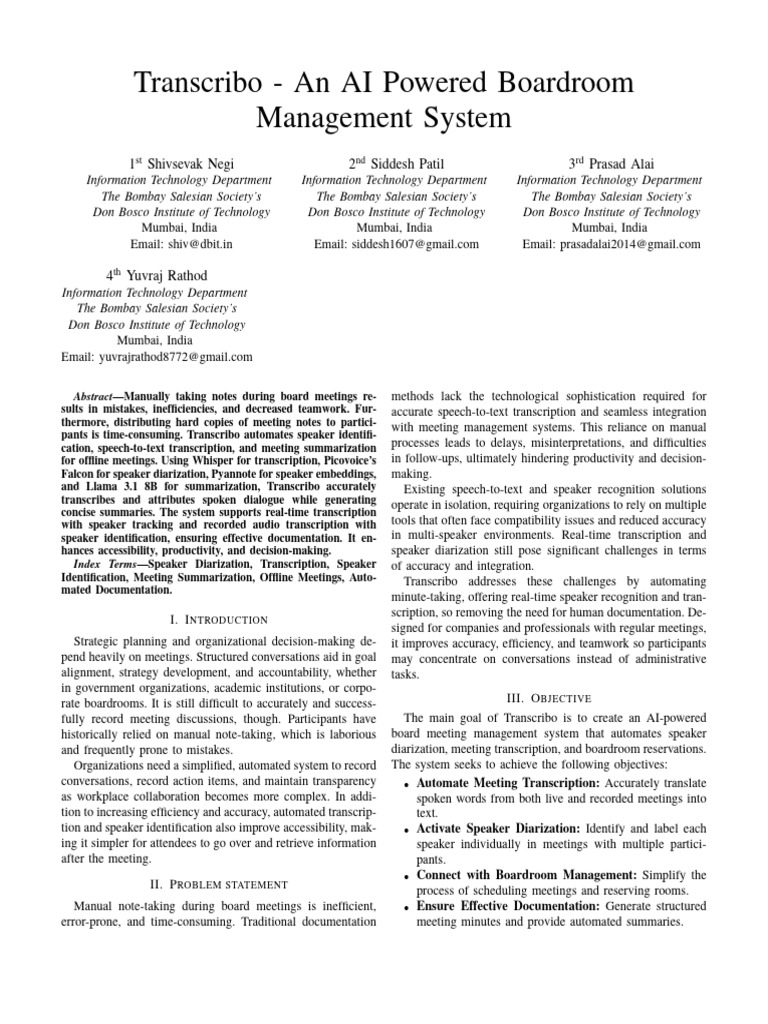 IEEE Conference Template 1 | PDF | Speech Recognition | Computing