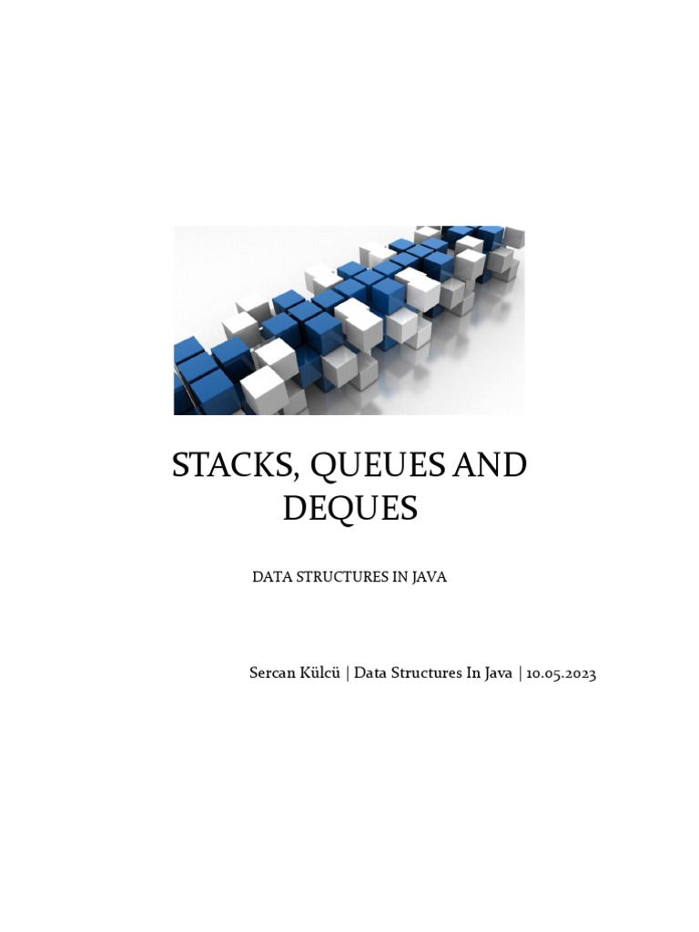 Chapter 03 Stacks Queues Deques | PDF | Queue (Abstract Data Type ...