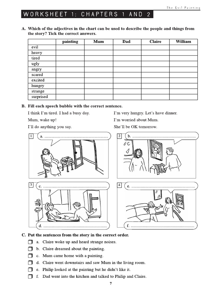 EvilPainting Worksheet 1 | PDF