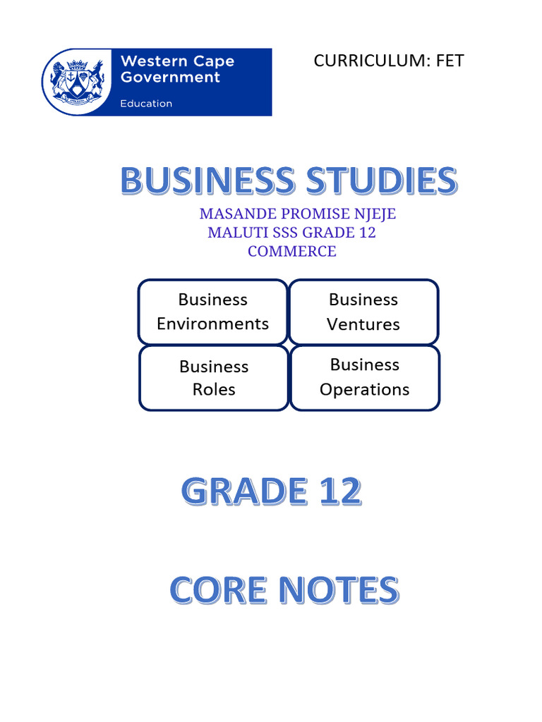 Business Studies | PDF | Employment | Labour Law