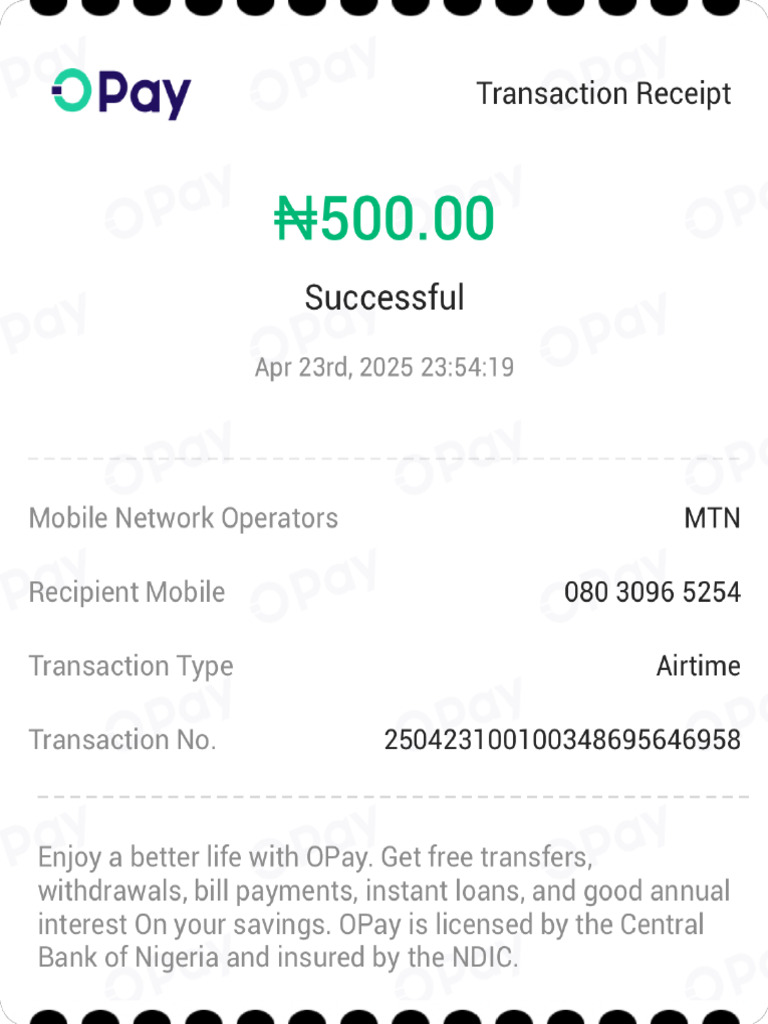 Transaction Receipt-250423100100348695646958 | PDF