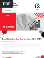 LA Graad 7 Werkopdrag 2 Numeriese en Geometriese Patrone | PDF