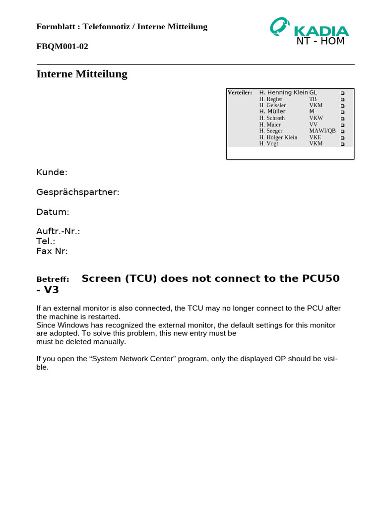 Honmachine - Display (TCU) Don't Connect To PCU50 - V3 | PDF | System ...