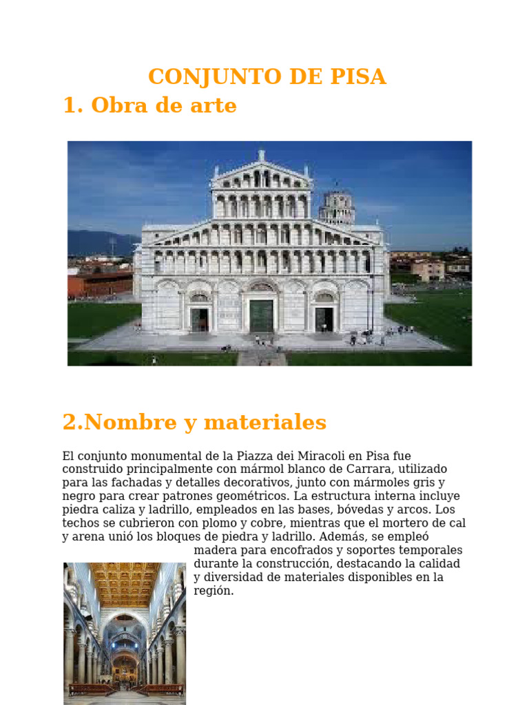 Conjunto de Pisa | PDF | Diseño arquitectonico | Arquitectura
