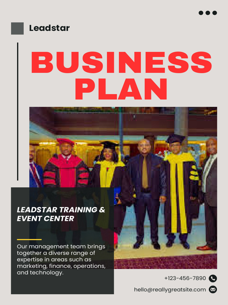 Grey and Black Professional Business Plan Cover Page | PDF | Computing ...