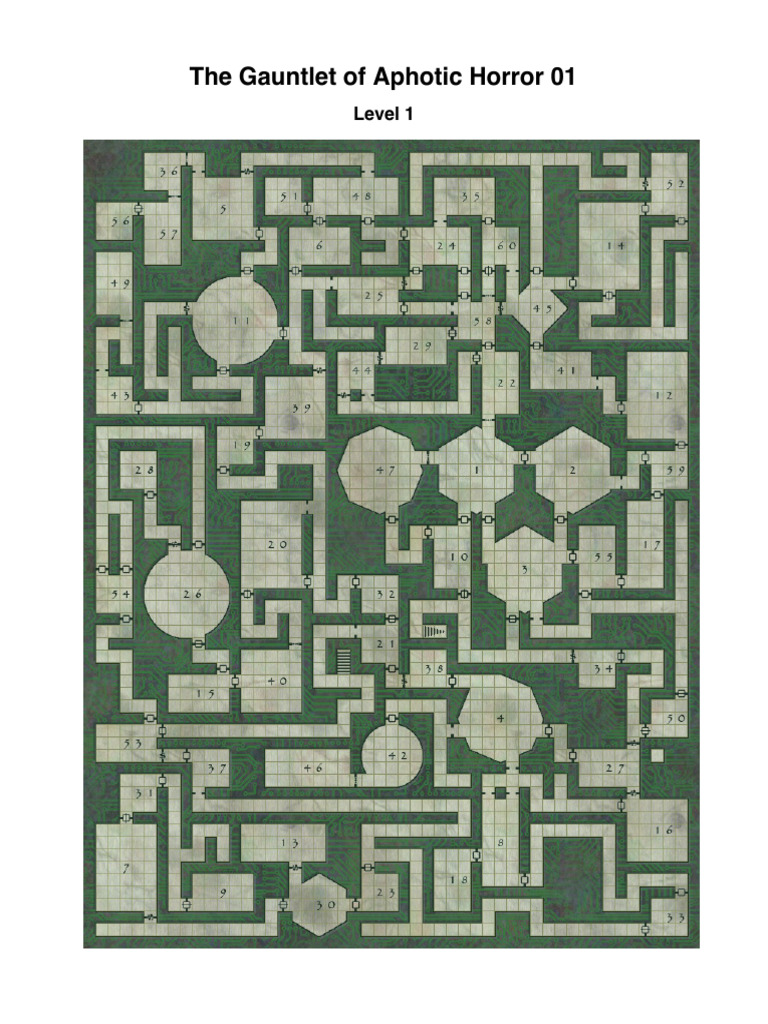 The Gauntlet of Aphotic Horror 01 | PDF