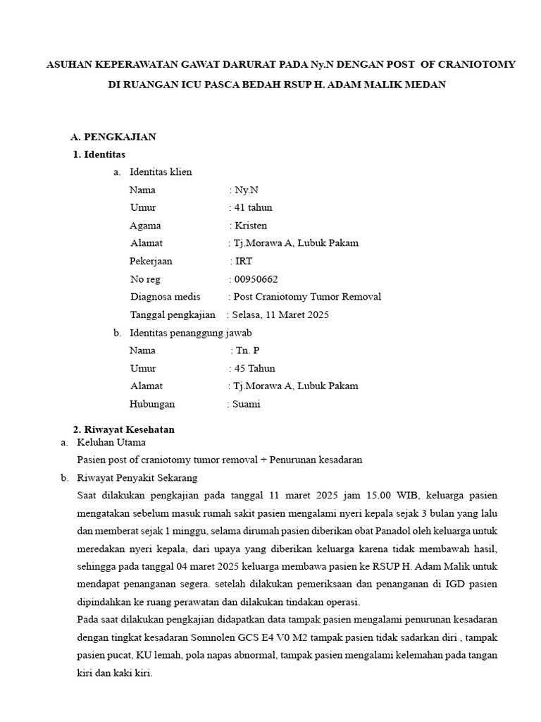 Askep Gadar Dafo Ya | PDF