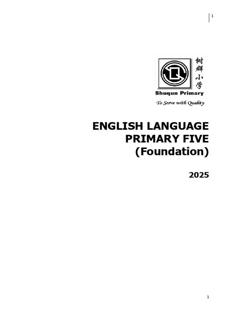 P5 English Curriculum Overview at SQPS | PDF | Reading Comprehension | Word