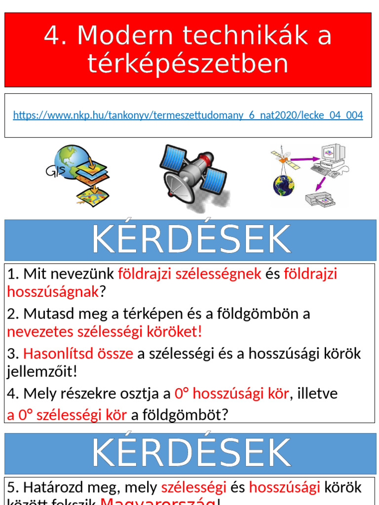 Modern Technikák A Térképészetben | PDF