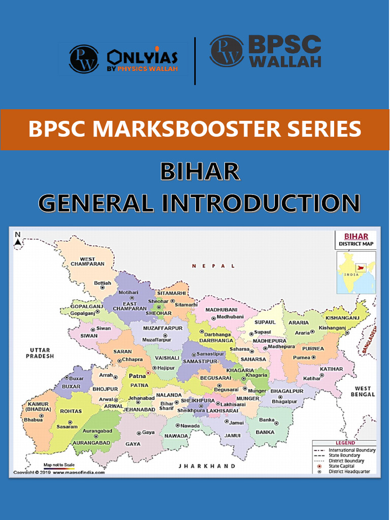 Overview of Bihar's Districts and Facts | PDF