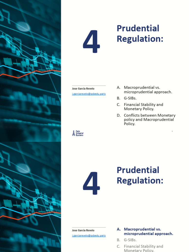 S4 Prudential Regulation | PDF | Macroprudential Regulation ...