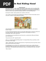 Little Red Riding Hood Story | PDF | Little Red Riding Hood