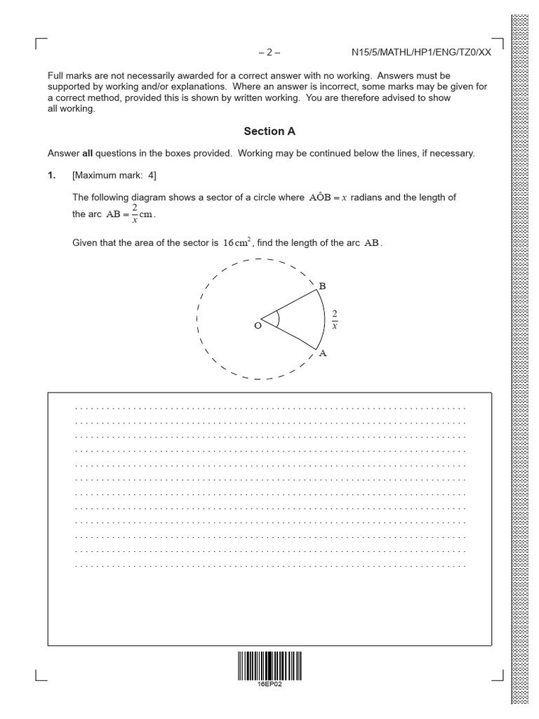 Practice Paper 1C (60 Marks 60 Mins) | PDF | Mathematical Physics | Mathematics