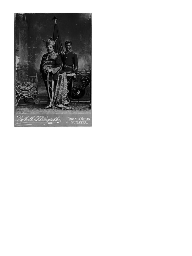 Sultan Van Siak - de Sultan Van Siak, Sumatra, CA. 1890 | PDF