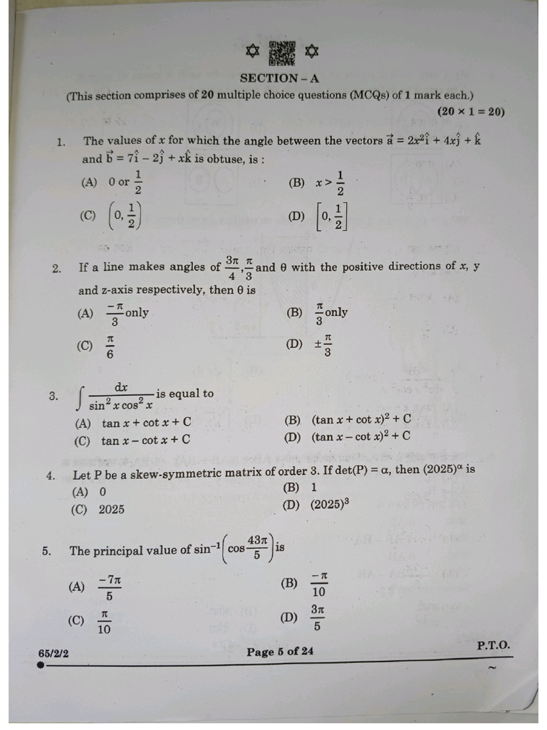 Set-1 Maths | PDF