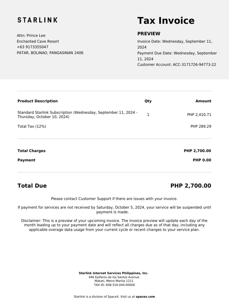 Inv Preview Acc 3171726 94773 22 | PDF | Invoice