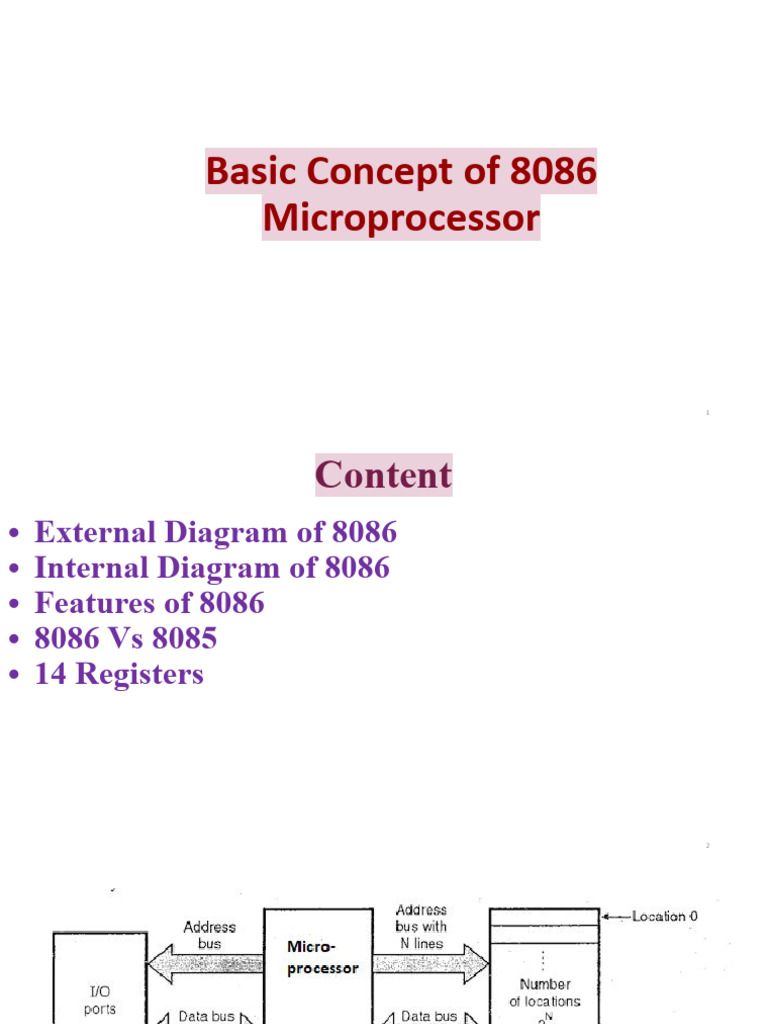 Basic Concept of 8086 | PDF | Pointer (Computer Programming) | Computer Science