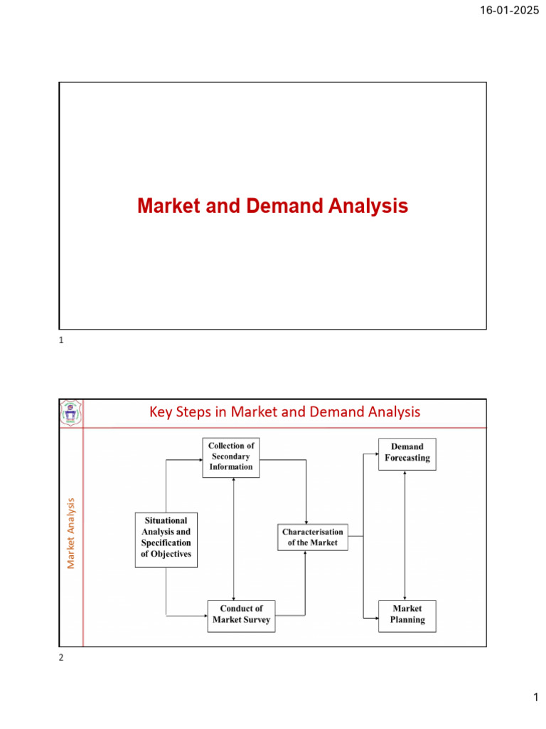 2_2 Market and Demand Analysis | PDF | Forecasting | Demand