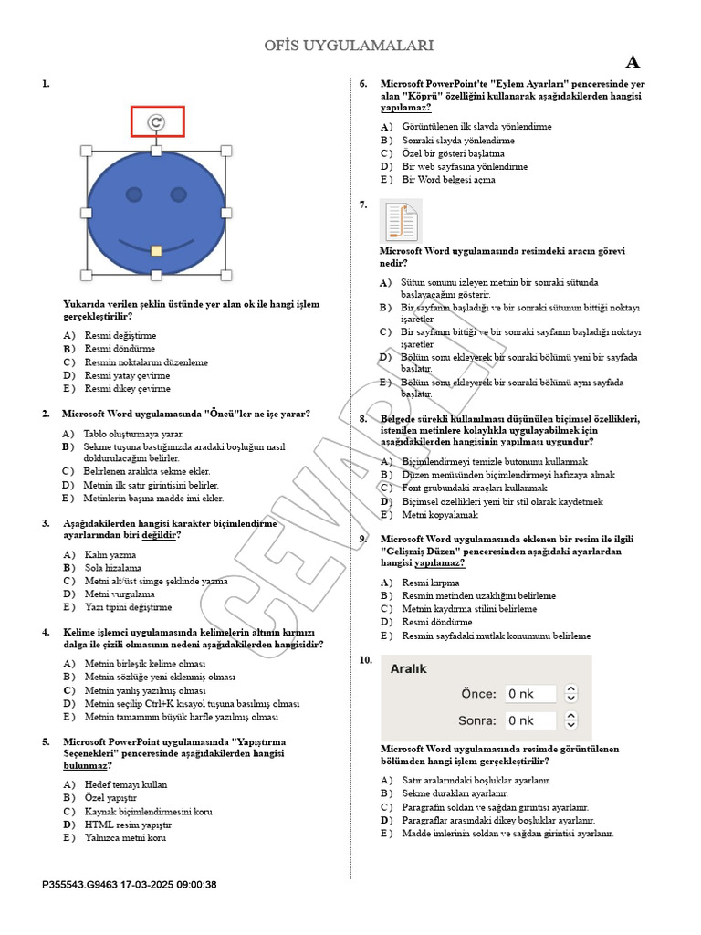 CEV Apli CEV Apli: Ofis Uygulamalari Ofis Uygulamalari | PDF