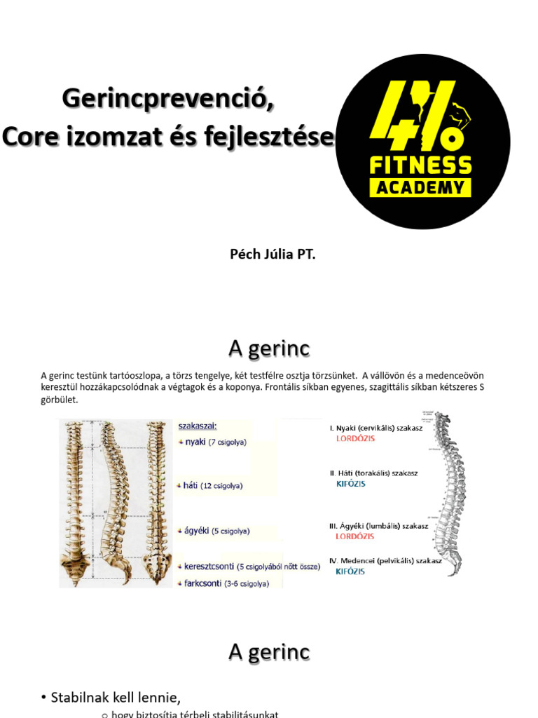 Gerinc Core 2021 Fall | PDF