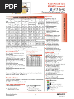 BARTEC FEAM Glands Data Sheet | PDF | Physical Sciences | Secondary Sector Of The Economy