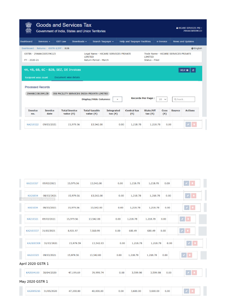 ISS Old Invoice Upload - Shailesh | PDF