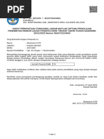 Surat Keterangan Hasil Ujian SD | PDF