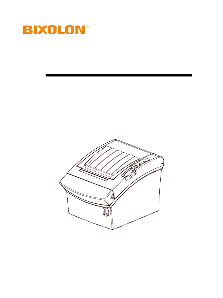 Manual Impresora Bixolon SRP-350II | PDF | Fuente de alimentación | Residuos