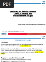 Staggering of Rebar Lap | PDF | Beam (Structure) | Bending