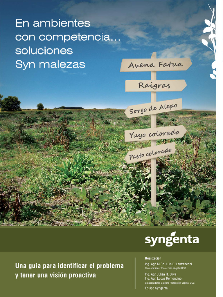 Malezas (Syngenta) | PDF | Herbicida | Horticultura