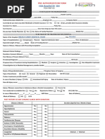 Cashless Hospitalization Form | PDF | Hospital | Family Medicine