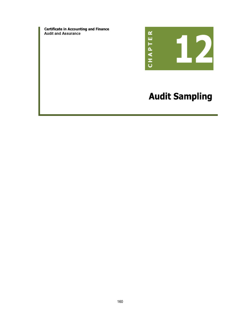 Audit Sampling Techniques Explained | PDF | Audit | Sampling (Statistics)