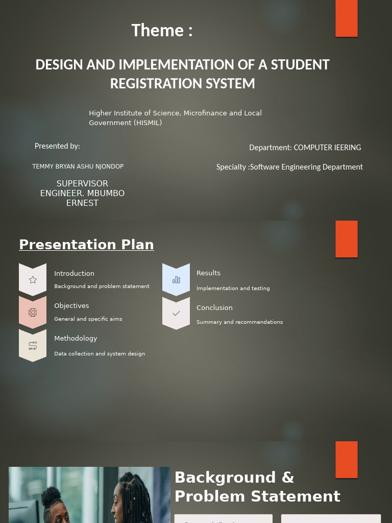 Design and Implementation of A Student Registration System | PDF | Usability | Databases