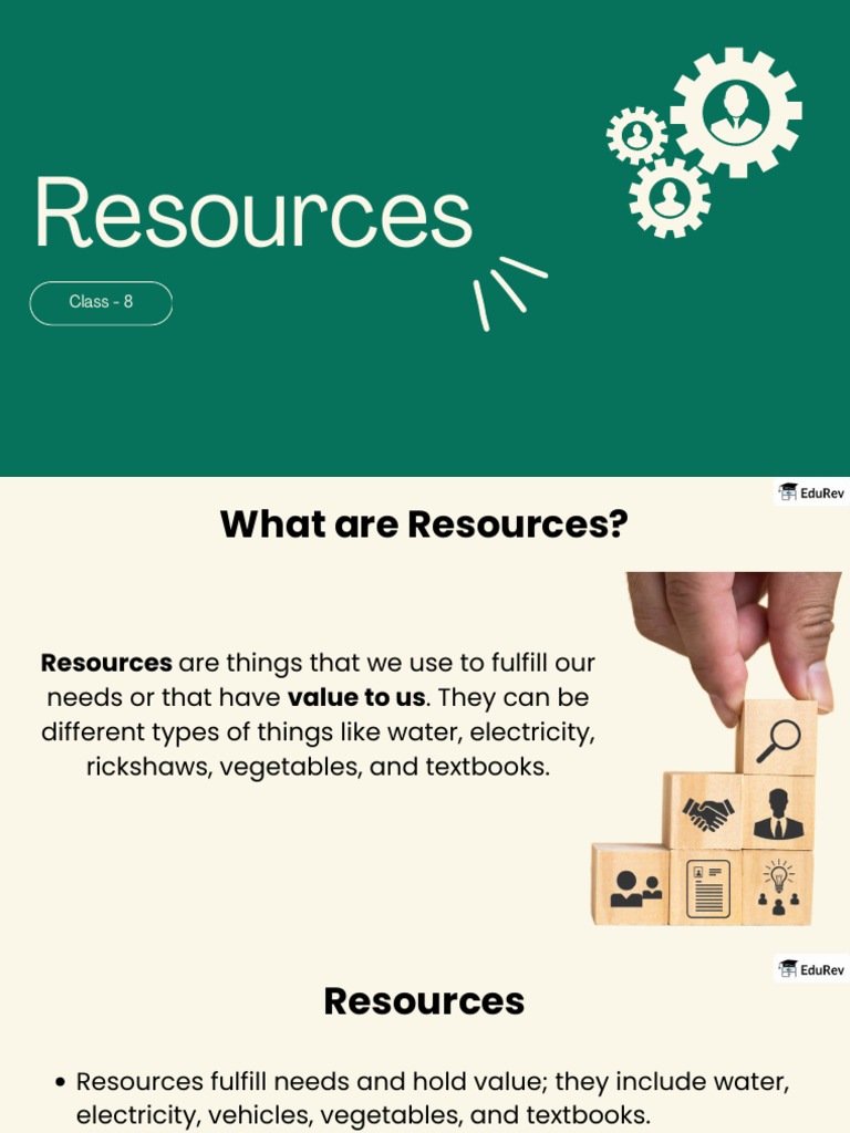 Understanding Resources for Class 8 | PDF | Resource | Sustainability