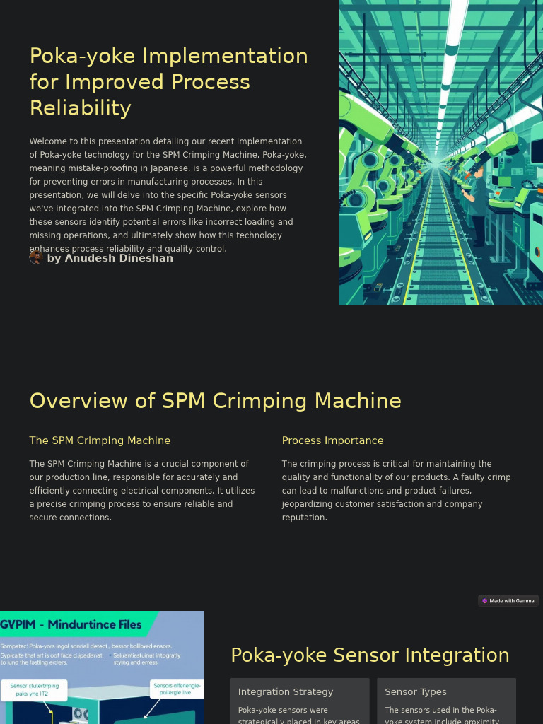 Poka Yoke Implementation For Improved Process Reliability | PDF ...